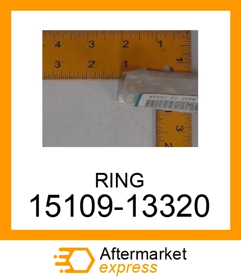 15109-13320 - RING fits KUBOTA | Price: $1.92 Stock: Wisconsin