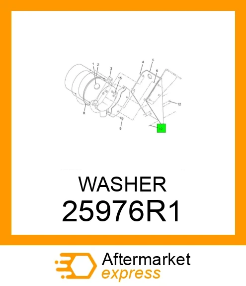 25976R1 - WASHER fits NAVISTAR | Price: $4.20 Stock: US