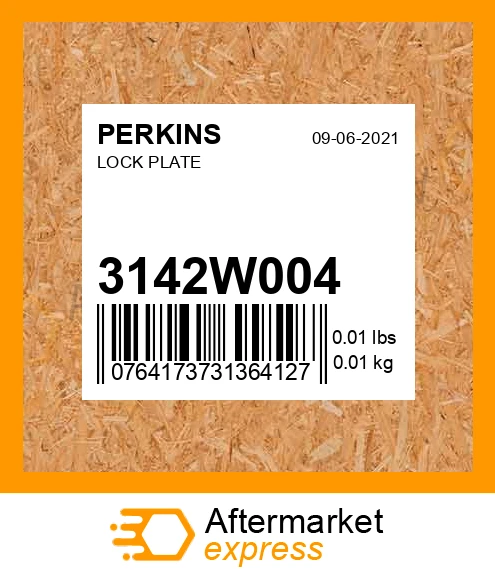 3142W004 - COTTER fits PERKINS | Price: $0.53 Stock: Florida