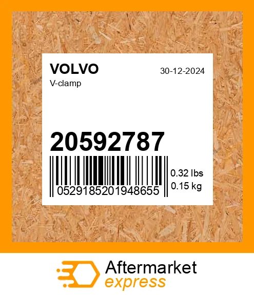 20592787 - V-clamp fits VOLVO | Price: $25.74