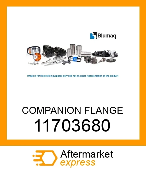11703680 - COMPANION FLANGE fits VOLVO | Price: $213.64 Stock: Florida